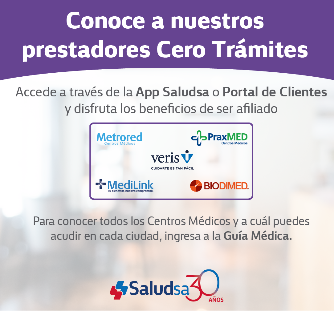 ¿Cuáles son los Centros Médicos de la red Cero Trámites? – SaludSA
